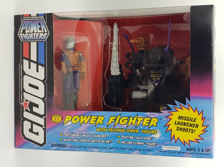 GI Joe 1994 Vintage Power Fighter with Techno- Viper MIB SEALED ...