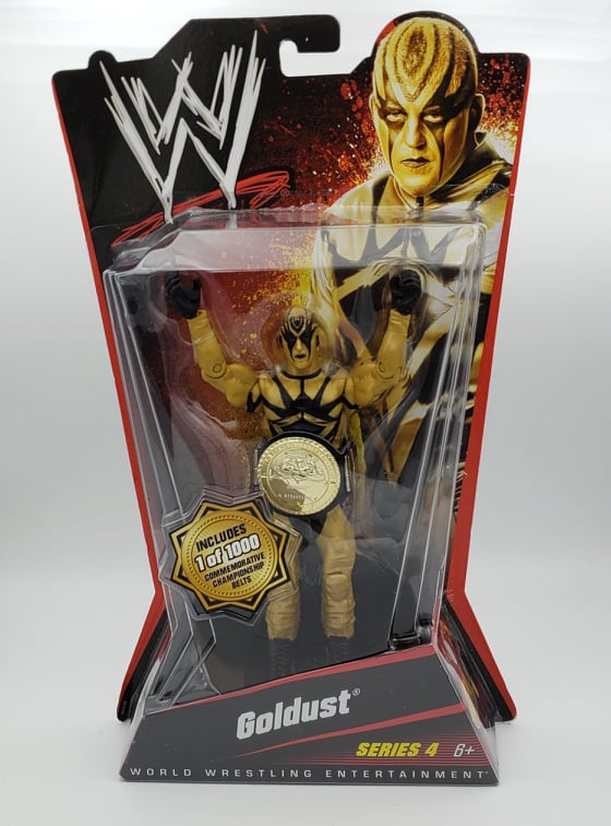 WWE Goldust Series 4 MOC- CHASE – Needless Toys and Collectibles