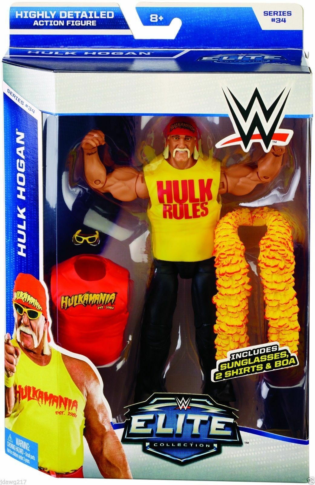 WWE – HULK HOGAN FIGURE ELITE 34 – Needless Toys and Collectibles