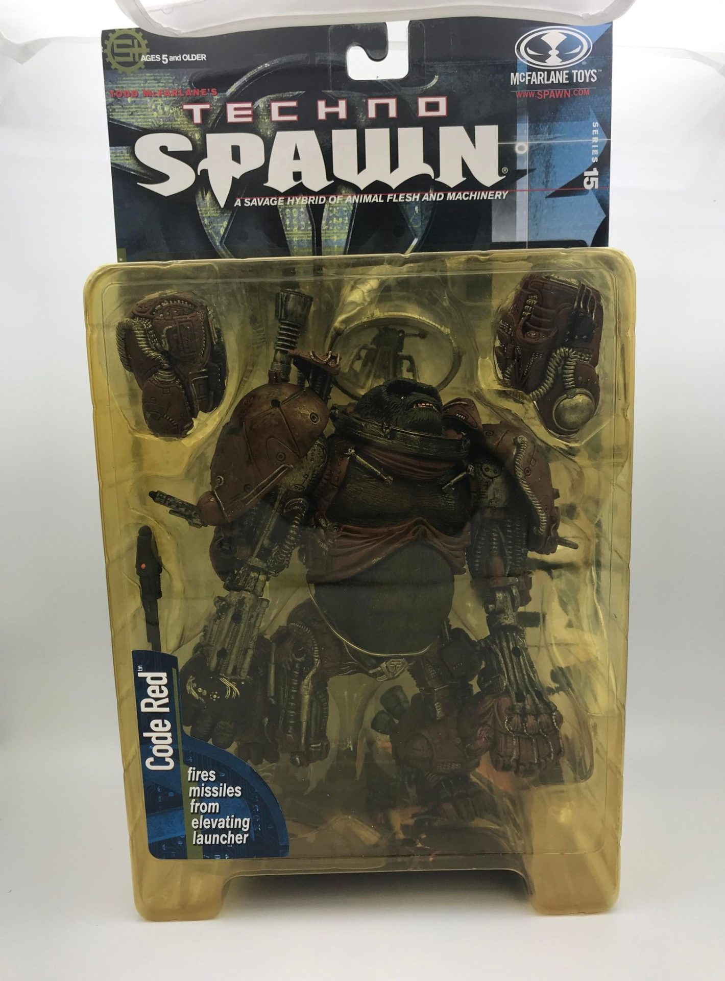 Techno Spawn – Code Red – Needless Toys and Collectibles