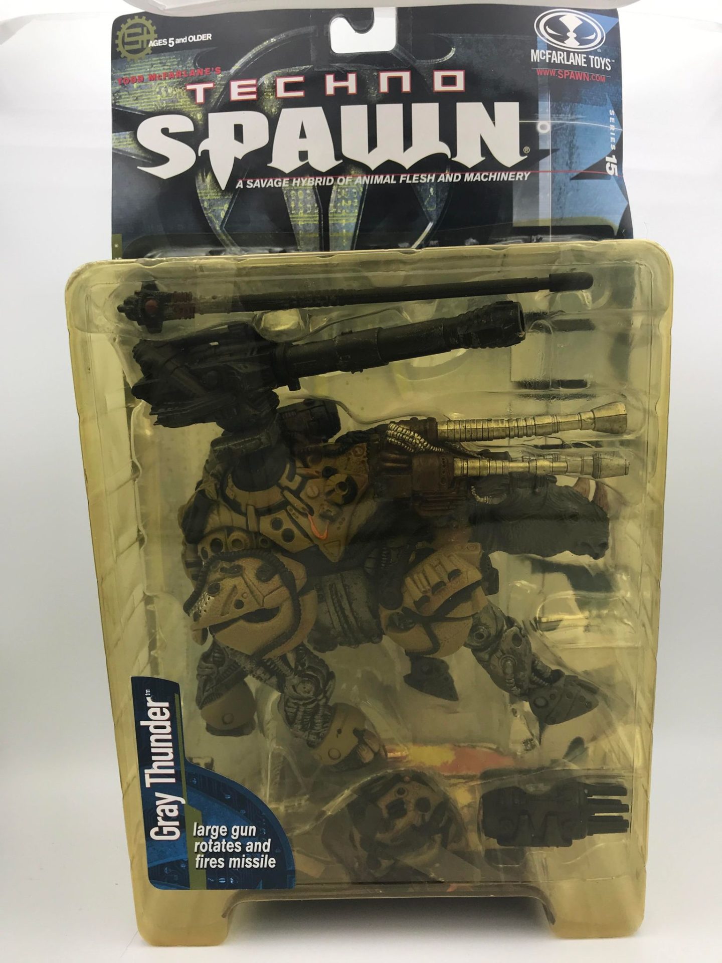 Techno Spawn – Gray Thunder – Needless Toys and Collectibles