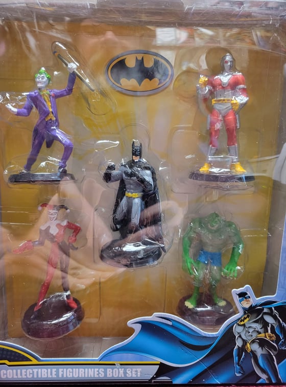 DC Comics Batman Collectible Figurines Box Set – Needless Toys and ...