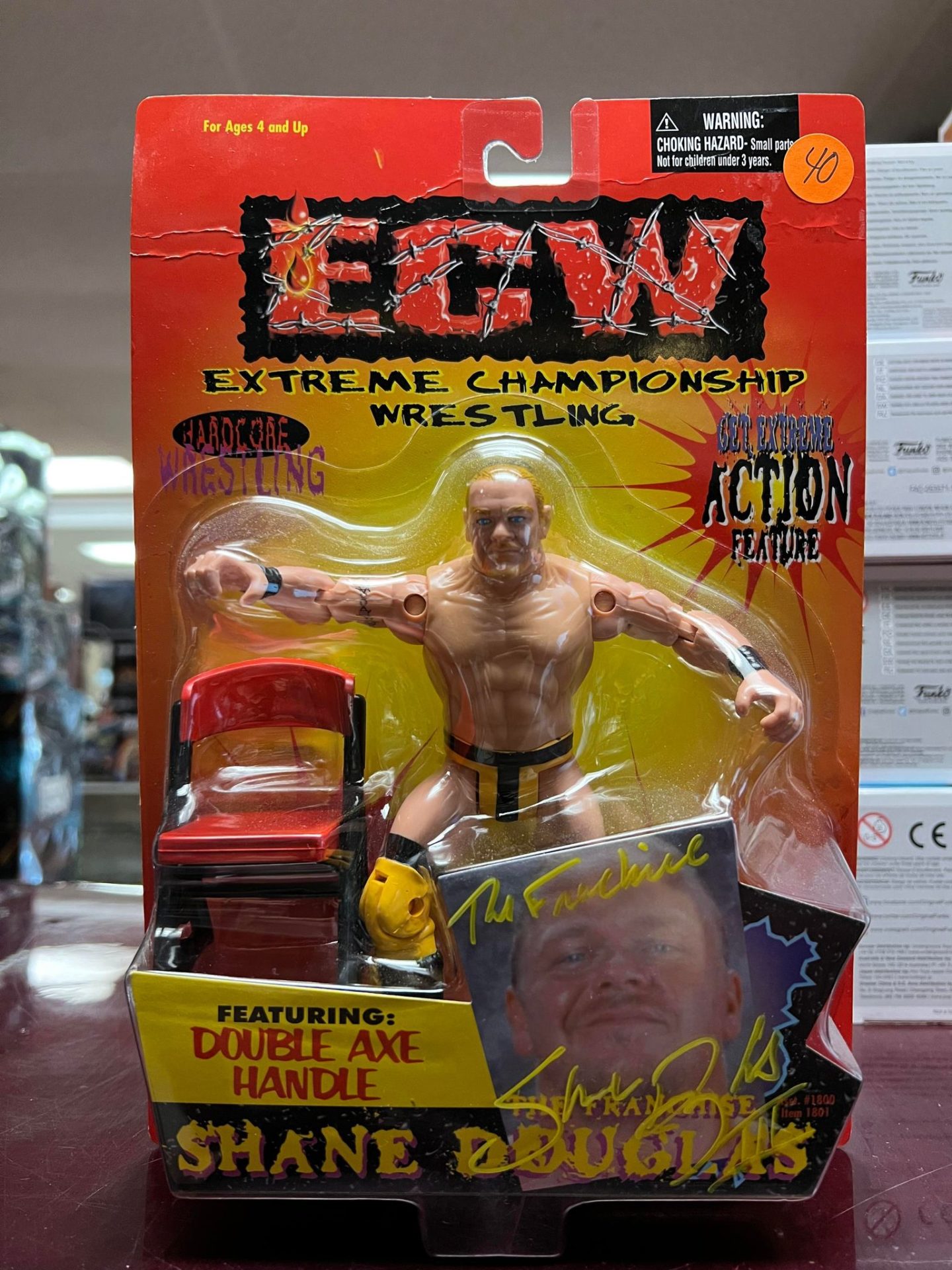 ECW – Shane Douglas SIGNED – Needless Toys and Collectibles