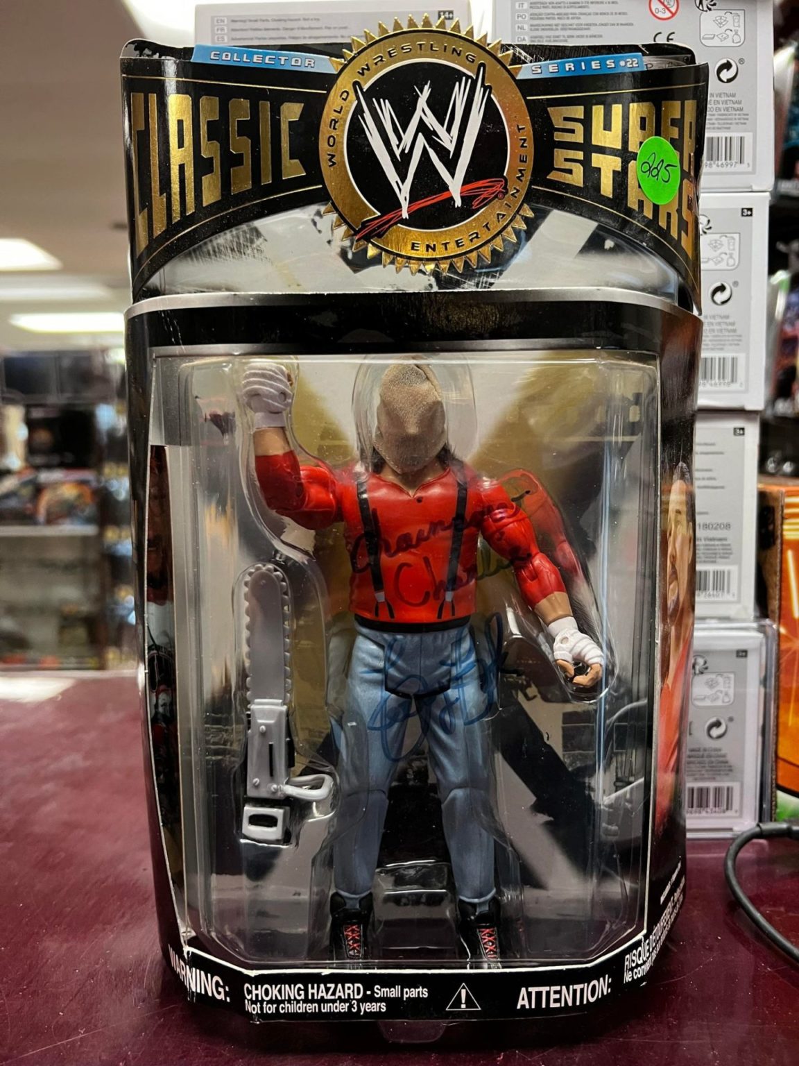 WWE Classic Superstars – Chainsaw Charlie SIGNED – Needless Toys and ...