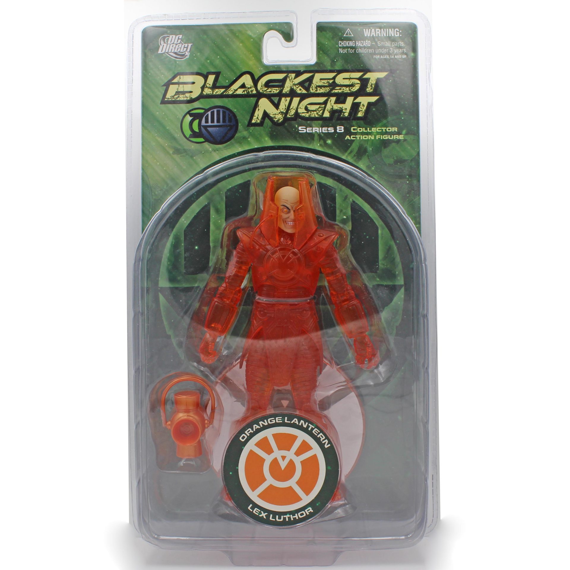 DC Direct Blackest Night Series 8: Orange Lantern Lex Luthor Action ...