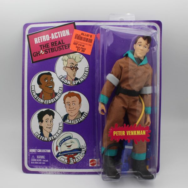 The Real Ghostbusters – Peter Venkman Retro-Action Figure – Needless ...