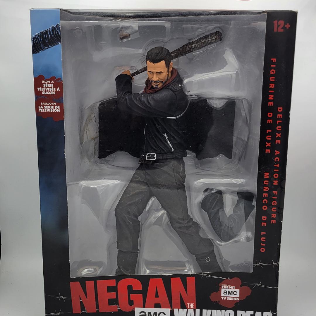 THE WALKING DEAD NEGAN LUCILLE BAT DELUXE ACTION FIGURE 10″ TALL ...