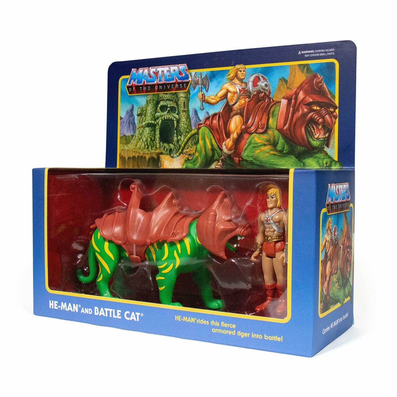 Masters of the Universe – He-Man and Battle Cat ReAction Figure ...