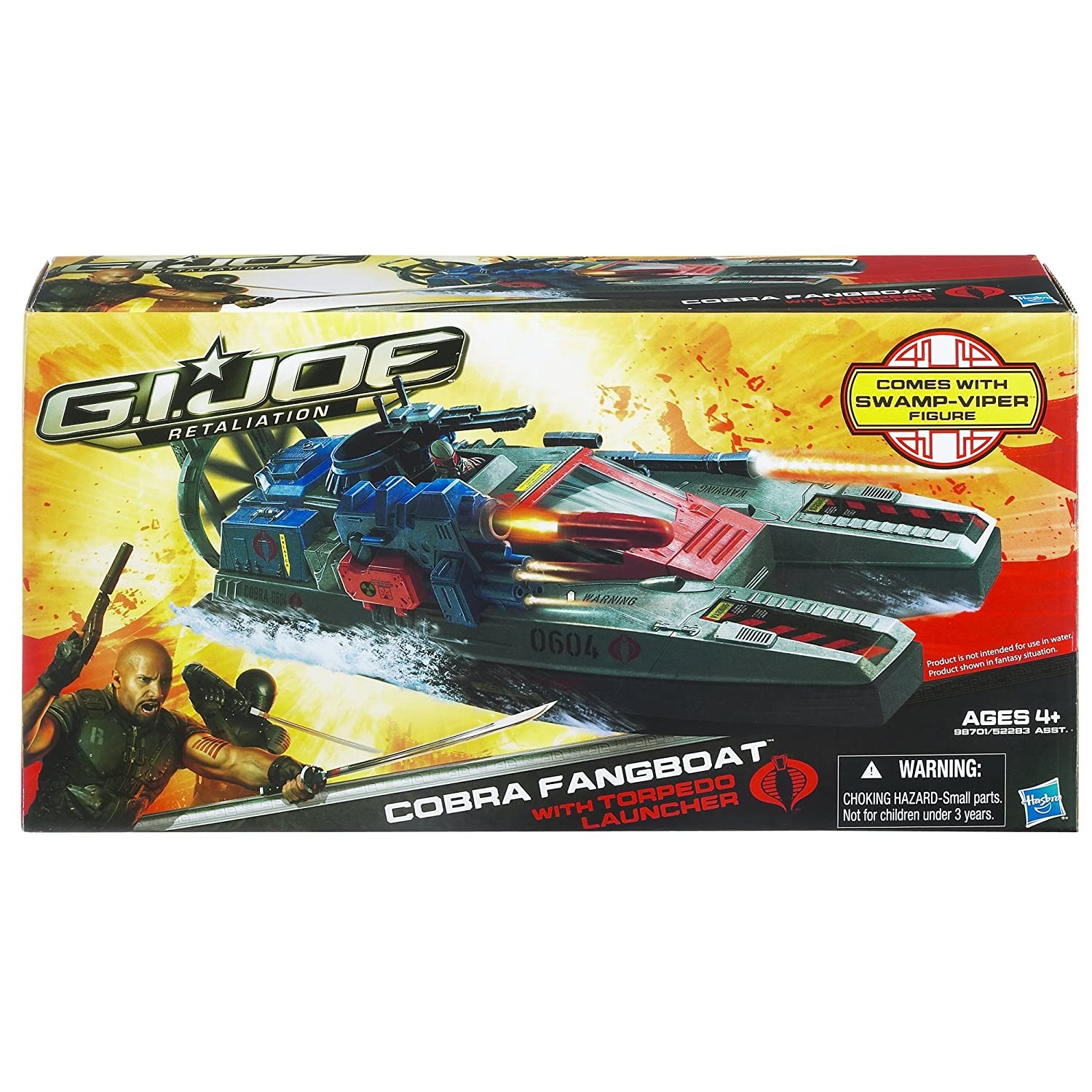 GI Joe Retaliation – Cobra Fangboat with Torpedo Launcher – Needless ...
