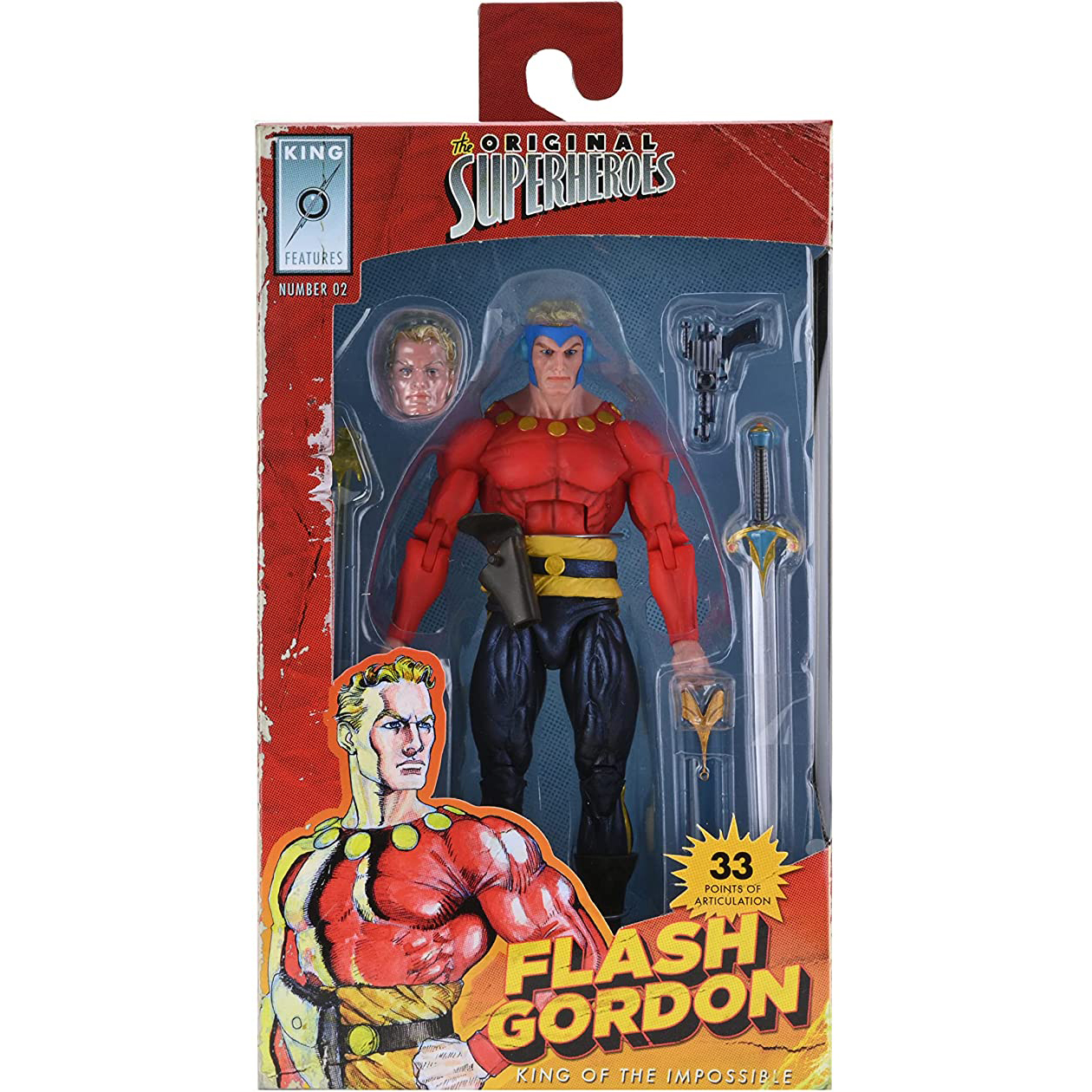 NECA King Features 7” Scale Action Figure – Original Superheroes Flash ...