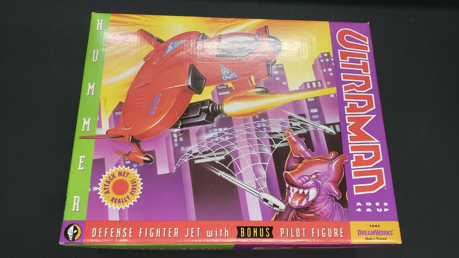 ULTRAMAN Hummer Defense Fighter Jet Figure Missiles Net DREAMWORKS ...