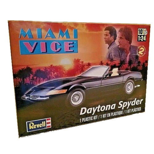 Revell Miami Vice Daytona Spyder Plastic Model Kit – Needless Toys and ...
