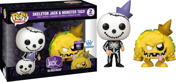 Funko POP! -Skeleton Jack & Monster Taco – Needless Toys and Collectibles