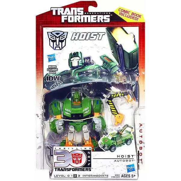 Transformers Generations 30th Anniversary Deluxe IDW Hoist Deluxe ...