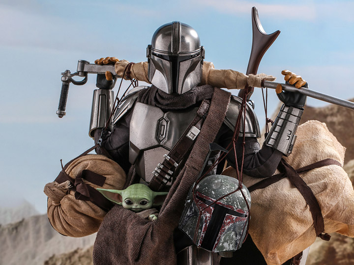 Hot Toys- The Mandalorian TMS052 The Mandalorian and Grogu 1/6th Scale ...