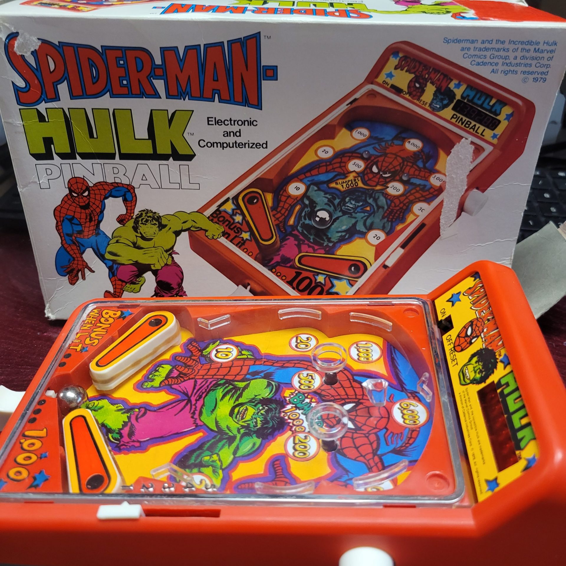 Spiderman Hulk Pinball Castle – Needless Toys and Collectibles