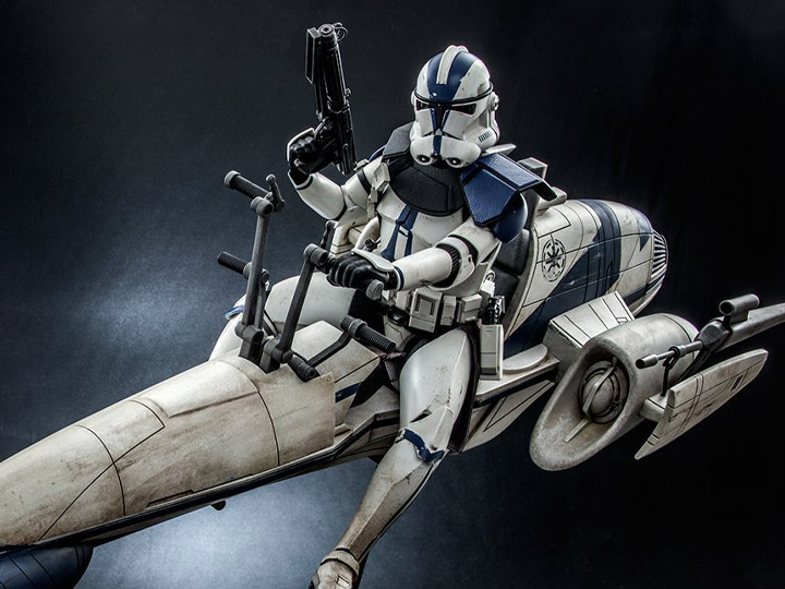Star Wars: The Clone Wars TMS076 Commander Appo & BARC Speeder 1/6th ...